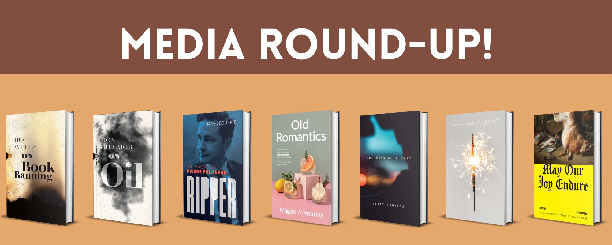 Media Hits: RIPPER, UNMET, ON OIL, and more! - Biblioasis