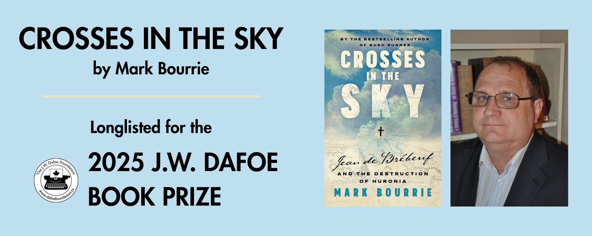 CROSSES IN THE SKY longlisted for the J.W. Dafoe Book Prize - Biblioasis